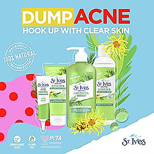 St.Ives Solutions 3-in-1 Face Toner For Combination to Oily and Acne Prone Skin Clear Skin Made with 100 percent Natural Tea Tree Extract, Vitamin B3, Micellar Water Technology, and Witch Hazel 8.5 oz