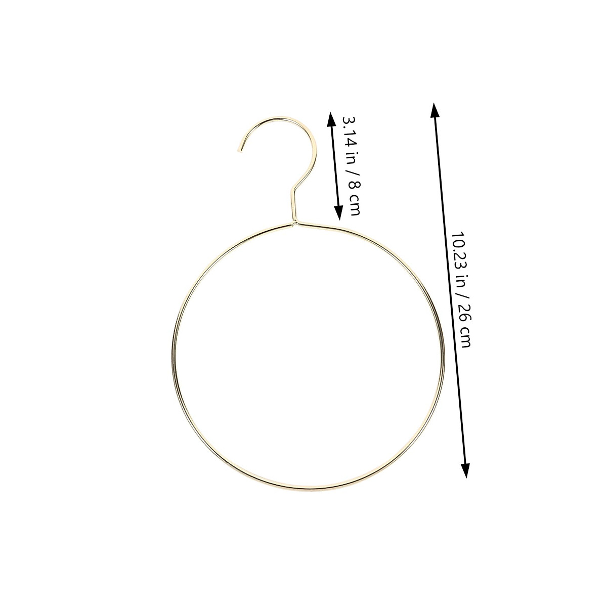 SWOOMEY Ring Tie Rack Metal Organizer Shelf Gold Towel Rack Scarf Hanger Modern Circle Towel Hanger Round Towel Rack Nonslip Steel Tie Rings Belt Shawl Scarf Hanger Round Hanger Wardrobe