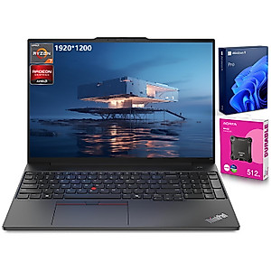 Lenovo ThinkPad P16s Gen 1 Business Workstation, 16" WUXGA Display, 12th Gen Intel Core i7-1260P, NVIDIA Quadro T550, 32GB RAM, 1TB SSD, Webcam, Backlit KB, FP Reader, RJ-45, Wi-Fi 6, Windows 11 Pro