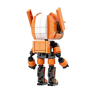BUILDIFY Love K-VRC Death Robot Building Toys Set for Kids, Boys, Girls and TV Fans; Comedy Anime Collection Smart Future Robot Action Figure Model Toys Cat Head Robot Building Blocks.142 Pieces