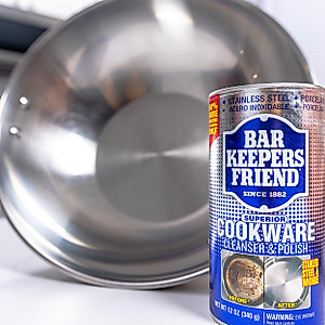 Bar Keepers Friend Cookware Cleanser & Polish - 12oz (2 Pack)