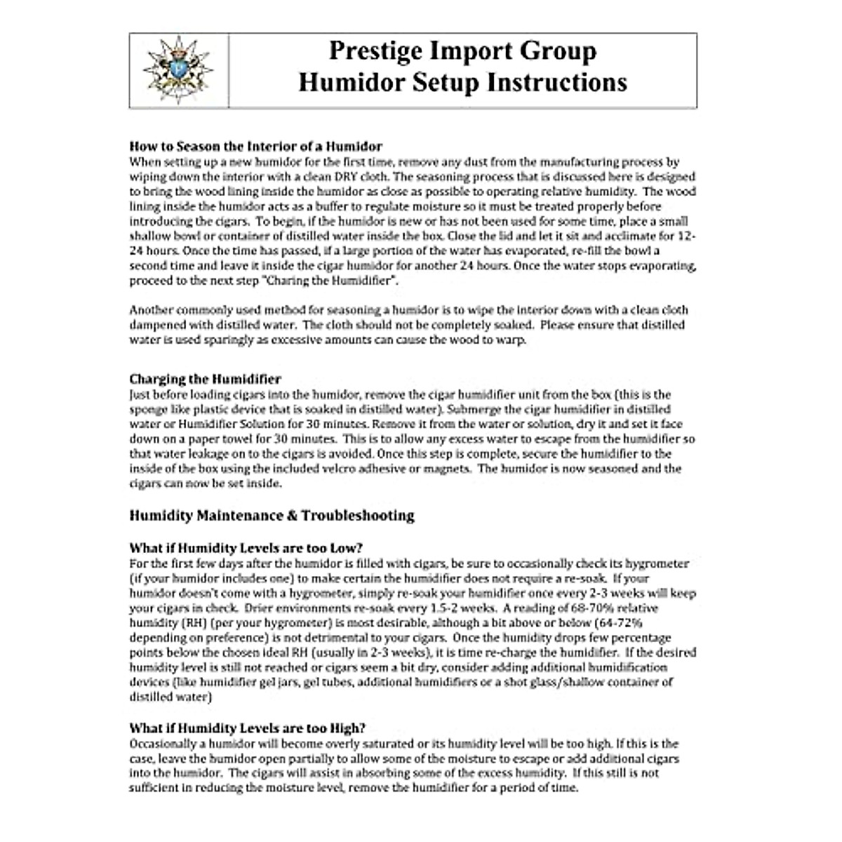 Prestige Import Group - The Franklin Wood & Acrylic Cigar Humidor Table Top Display - Up to 150