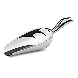 New Star Foodservice 1028539 Stainless Steel Bar Ice Flour Utility Scoop, 24-Ounce