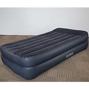 Intex 66707E Comfort Bed - Rising Comfort Twin Airbed with built-in Electric Pump