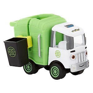 Little Tikes Let’s Go Cozy Coupe Garbage Truck Playset with Push and Play Vehicle for Floor or Tabletop Car Fun for Toddlers, Boys, Girls 3+ Years