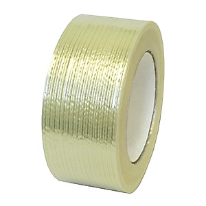 ALLTAPESDEPOT Filament Reinforced Strapping Tapes, UNI-Directional (2" x 60YD Pack of 1 ROLL)