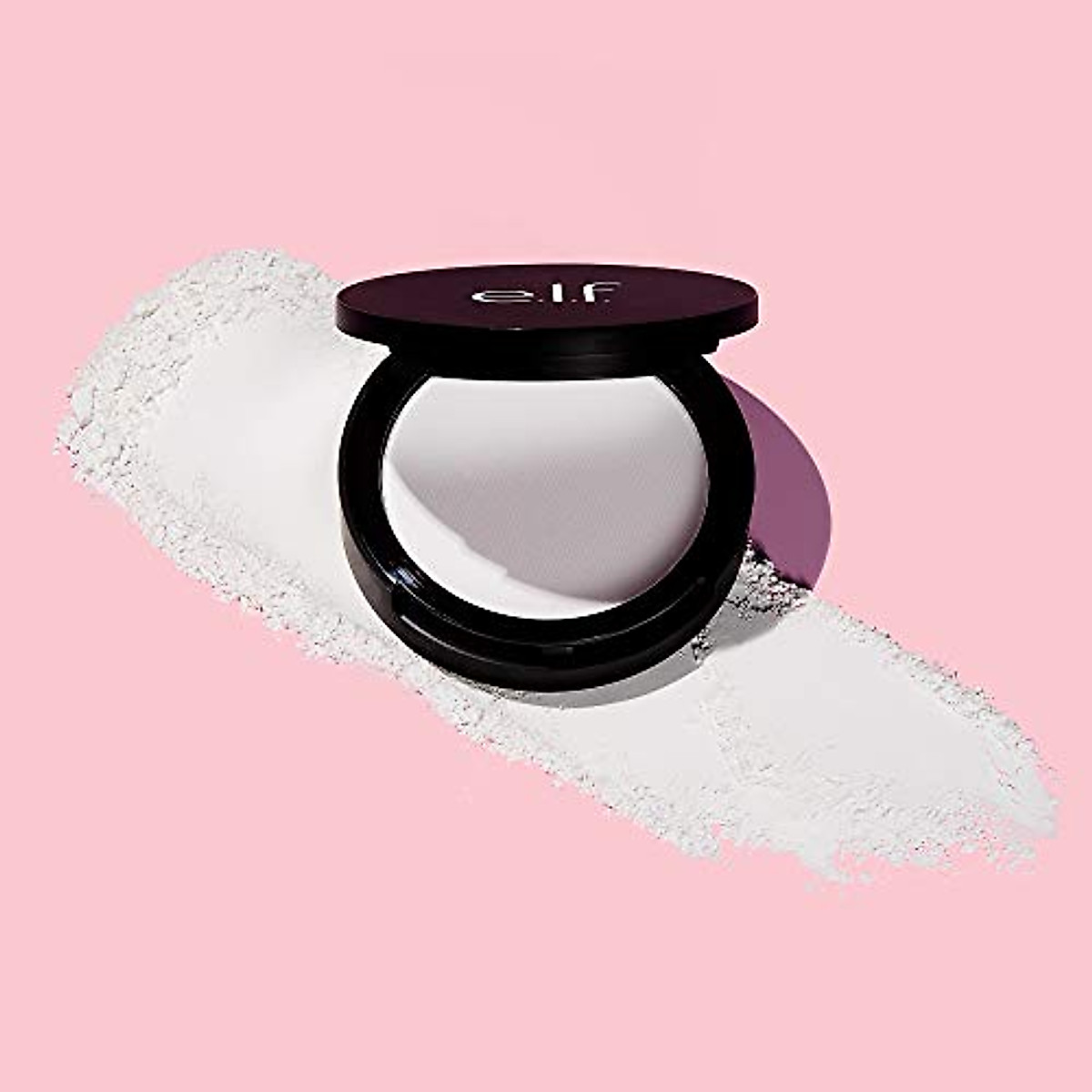 e.l.f, Perfect Finish HD Powder, Convenient, Portable Compact, Fills Fine Lines, Blurs Imperfections, Soft, Smooth Finish, Anytime Wear, 0.28 Oz