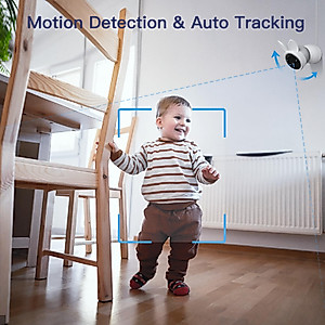 ARENTI Split-Screen Video Baby Monitor, Audio Monitor with Two 2K UHD WiFi Cameras,5" Color 720P Display,Night Vision,Cry Detection,Motion Detection,Temp&Humidity Sensor,Two Way Talk,App Control