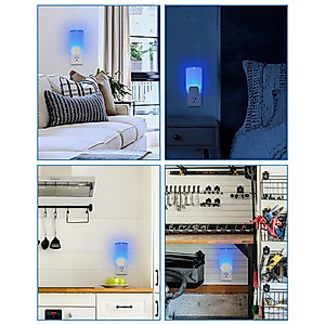 Dichroma 8 Pack Refill Cartridges for Blue Light Plug-in, Compatible with Flying Insect Light Trap for Fly Bug Mosquito Gnat Indoor