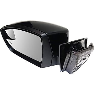Kool Vue Driver Side Power Heated Mirror for Ford Focus 2012-2014 With Signal Light, Spotter Glass & Puddle Lamp Paintable