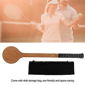 Jopwkuin Tennis Pointer Racket, Reduce Injury Portable Sturdy Tennis Sweet Point Spoon for Routine Exercise(Standard - 60cm)
