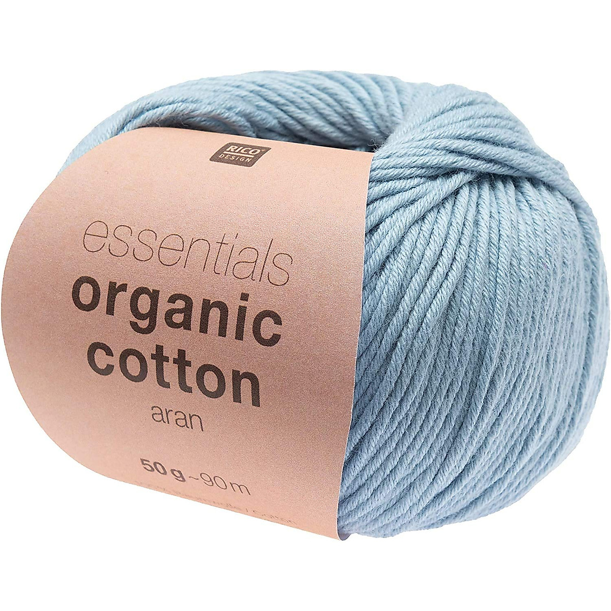 Rico Essentials Organic Cotton Aran 012 Blue