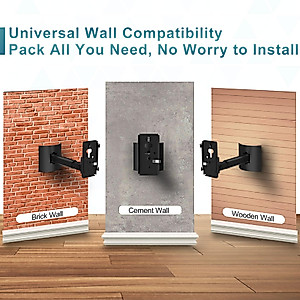 Yimaut (2 Pack) Ceiling/Wall Mount Bracket for Bose Cube Speaker,for UB-20,UB20 Series II, WB-50 Series II, Lifestyle 600, V35, V25, V10, T20, V20, V30, CineMate 520, CM520, Acoustimass Series Black