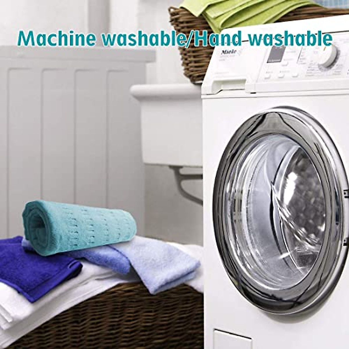 Weighted Heating Pad Fast Heated Technology for Back/Waist/Abdomen/Shoulder/Neck Pain and Cramps Relief - Moist and Dry Heat Therapy with Auto-Off Hot Heated Pad by GOQOTOMO (12 * 24", Green)