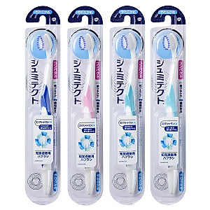 Japanese Oral Care Shumitekuto complete one EX toothbrush compact (softer) Set of 4
