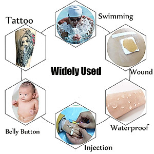Tattoo Aftercare Waterproof Bandage 6 in x 1 yd Transparent Film Dressing Second Skin Healing Protective Clear Adhesive Tattoo Supplies Roll