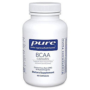 Pure Encapsulations BCAA Capsules | Hypoallergenic Supplement to Support Muscle Function During Exercise* | 90 Capsules
