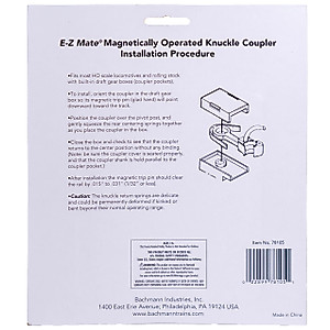 Bachmann Trains - E-Z MATE COUPLERS - ECONOMY PACK (25 pair) - CENTER SHANK - MEDIUM - HO Scale