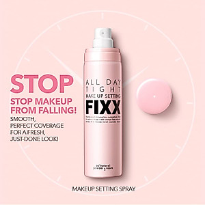 SO NATURAL ALL DAY TIGHT MAKE UP SETTING FIXER - Mist-type Spray, long lasting