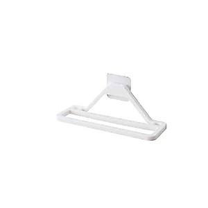 MFCHY Wall-Mounted Shoes Rack Plastic Shoes Holder Storage Organizer Dormitory Province Space Wall Slippers Shelf Home Simple Paste Shoe Storage Rack (Color : Black)