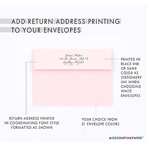 Calligraphy Personalized Stationery, Modern Calligraphy Folded Note cards, Personalized Note cards, Your Choice of Colors and Quantity