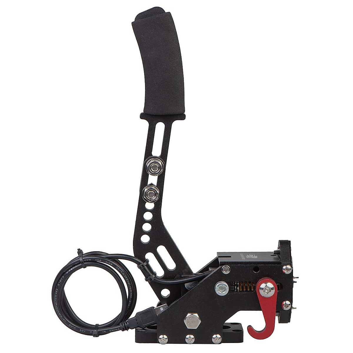 Ubrand HB-03B-BK 16-bit PC Game USB Handbrake with Plate for Racing Games, Compatible with Logitech G27 G29 Simulate Linear Handbrake, 11.8 inch High (Only PC System, 10 x 20 x 30, Black