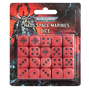 Warhammer: Chaos Space Marines Dice Set
