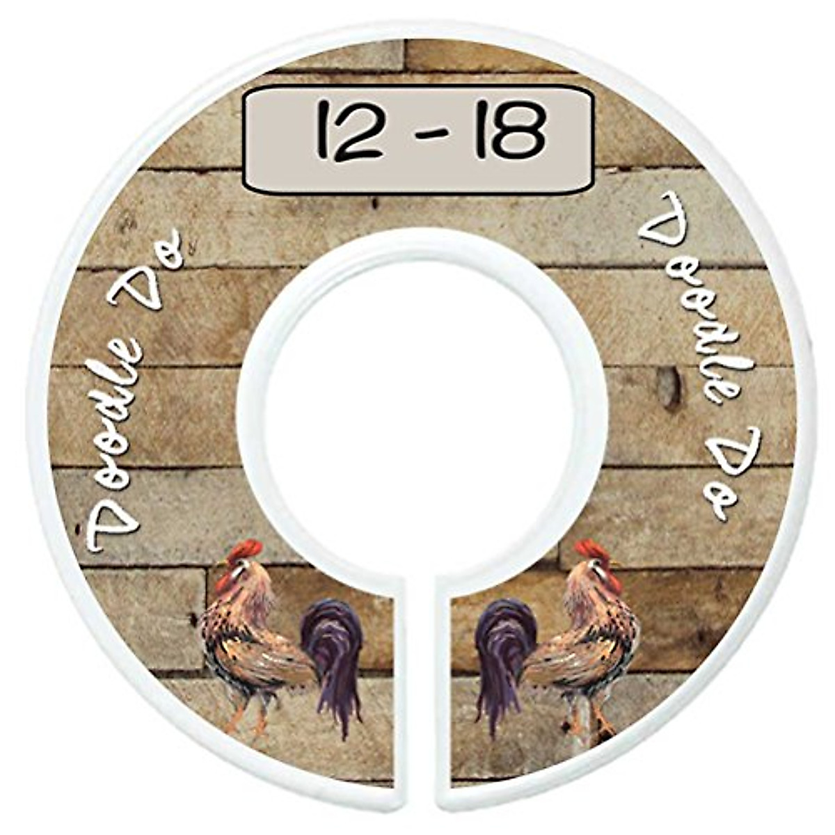 Mumsy Goose Baby Nursery Closet Dividers, Closet Organizers Baby Boy Barnyard