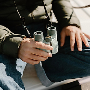 Nocs Provisions Standard Issue 8x25 Waterproof Binoculars, 8X Magnification, Bak4 Prism, Wide View Multi-Coated Lenses for Bird Watching, Hiking & Backpacking - Cobalt Blue II