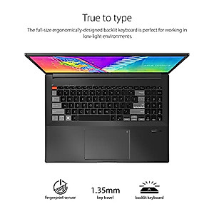 ASUS VivoBook Pro 16X Laptop, 16" WQUXGA 16:10 Display, Intel Core i7-12650H CPU, NVIDIA GeForce RTX 3050 Ti, 32GB RAM, 1TB SSD, Windows 11 Home, DialPad, Earl Grey, N7600ZE-EB77