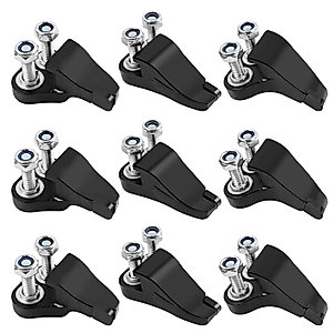 XQK Set of 9 Carbide High Speed Cutting Teeth Fits DK2 Stump Grinder Model OPG777 & for Power King Stump Grinder Model PK0803