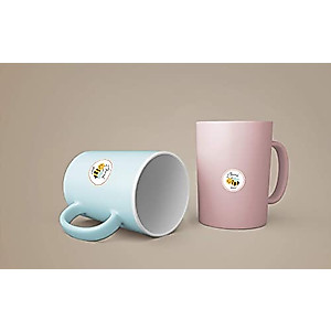 Set of 48 Sticker Thank You Bee Decal Small Phone Mini Logo Birthday Parties Envelopes Labels Seals Shower Favor 1.2 inches Each