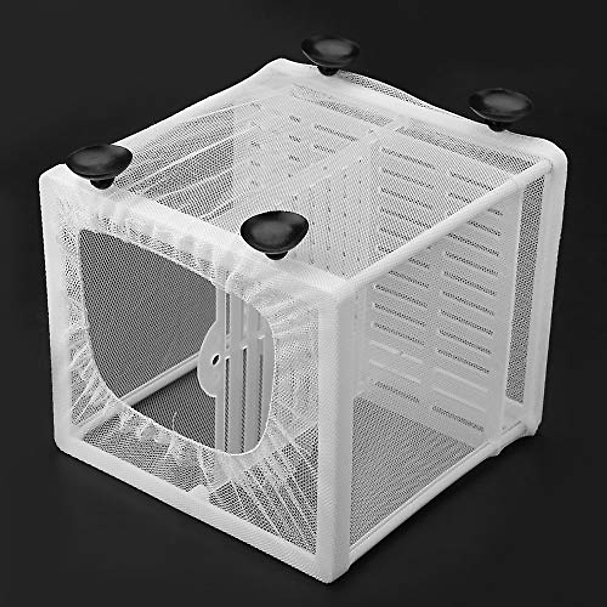 Fish Breeding Incubator, Fish Tank Breeder Net Multifunctional Durable Isolation Mesh Box Fish Breeding Net Aquarium Fish Tank Incubator Breeder with Suction Cup for Fish Tank Breeder Box