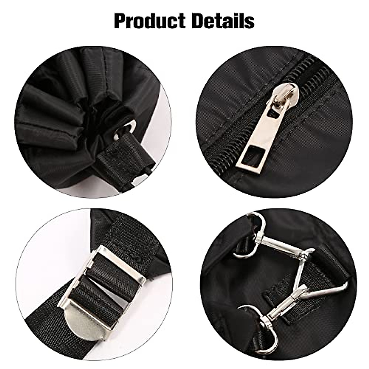 PSISABALL Casual Black Backpack Waterproof Backpack for Women Backpack for Men Lightweight College Black Backpacks