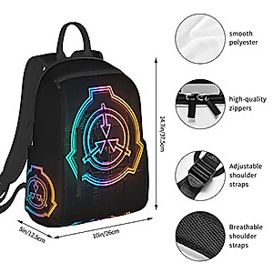 Reaesdenos S-C-P Laptop Backpack Travel Backpack School Backpack Large Backpack for Teen Boys and Girls