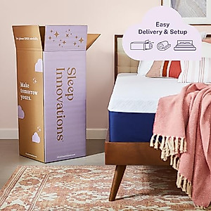 Sleep Innovations Shiloh 14 Inch Memory Foam Mattress, King Size, Bed in a Box, Cradling Medium Support
