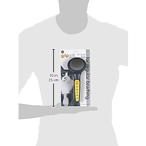 Petmate GripSoft Cat Brush, White/ Blue, One Size