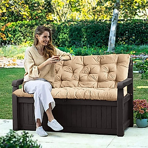 YXMKJOS Swing Cushions - Outdoor Porch & Patio Waterproof Washable 2-3 Seater Replacement Cushions