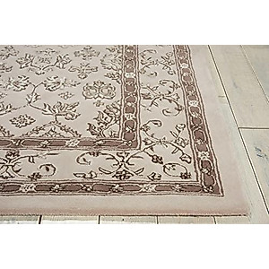 Nourison Regal Taupe Rectangle Area Rug, 8-Feet 6-Inches by 11-Feet 6-Inches (8'6" x 11'6")