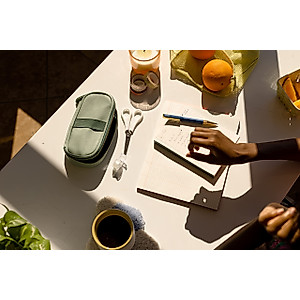 DesignWorks Ink 8" x 10" Large Retro Grid Tear Off Notepad - Stylish Memo Pad with 60 Planner Sheets, To-Do List & Reminders | Aesthetic Desk Accessories & Office Supplies, Off White (PP810-2022)