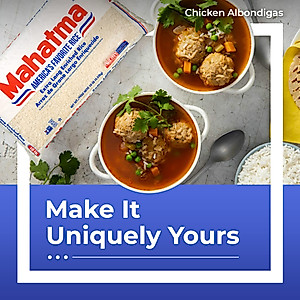 Mahatma Extra Long Grain White Rice, 10 Pound, Gluten-Free and Non-GMO, Rice Bulk Bag (Pack of 1)