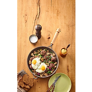 Berndes 0 Frying Pan Aluminium Black, Aluminium Wood, Black, 28 cm