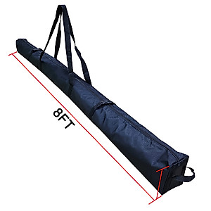 Hecis Backdrop Stand Bag, 8ft Pipe and Drape Carry Bag, Upright Bag, Crossbar Bag, Pole Bag, for Pipe and Drape Backdrop Stand, Metal Backdrop Stand