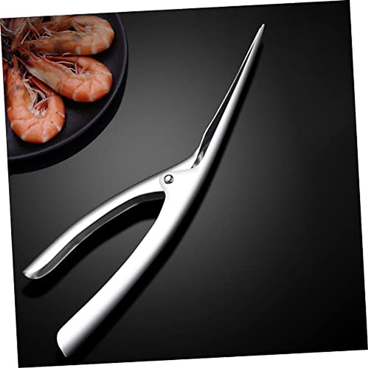 BESTonZON 3pcs Stainless Steel Shrimp Opener Specialty Tools Metal Cookie Cutters Cleaning Gadgets Seafood Shell Peeler Shrimp Cleaner Knife Remover Shrimp Seafood Tool Shrimp Tools Peeling