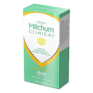 Mitchum Women's Deodorant by Mitchum, Clinical, Soft, Solid Antiperspirant Deodorant, Pure Fresh, 1.6 Oz (Pack of 1)