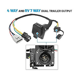 Oyviny Multi-Tow 4 and 7 Way Trailer Wiring Adapter for 2003-2006 Toyota Tundra, Tundra Towing Harness Tundra Trailer Hitch Wiring, Factory Tow Package Required