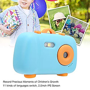 Kids Digital Camera, 2 inch Cute Cartoon Camera Toys, Support 32GB Memory Card Maximum, for Indoor, Outdoor