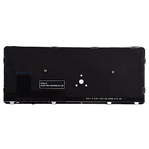 SUNMALL Replacement Keyboard Compatible with HP EliteBook 820 G1 820 G2 720 G1 720 G2 725 G2 with Sliver Frame with Backlight No Pointer