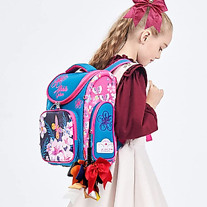 Hooshing Cheer Bows Holder, Handmade Carabiner Paracord Keychain for Teen Girls Cheerleading Sports, Black