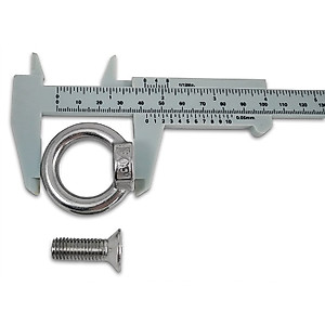 Brute Magnetics Eyebolt with Screw, M10 Stainless Steel Threaded Ring, Countersunk Screw Fishing Magnets Accessories, Heavy Duty Eyebolt for Magnet Fishing, Industrial Strength